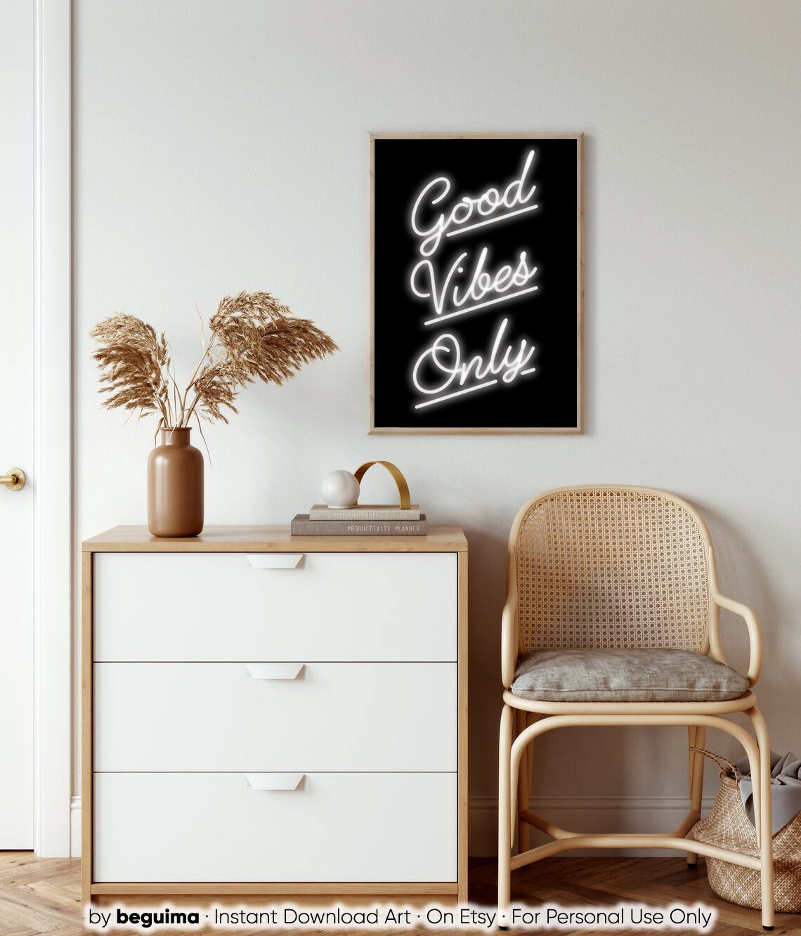Good Vibes Only,inspirational Quote,inspiring Positivity Print ...