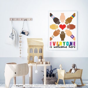 Equality Prints,diversity,classroom Decor,teacher,printable Wall Art ...