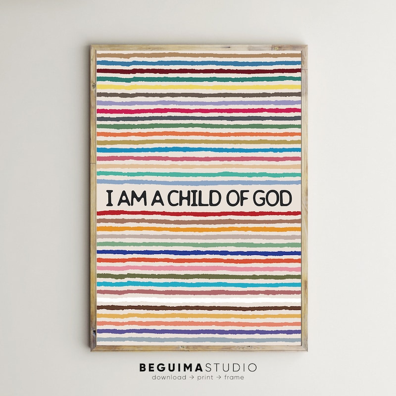 I Am a Child of God - Etsy
