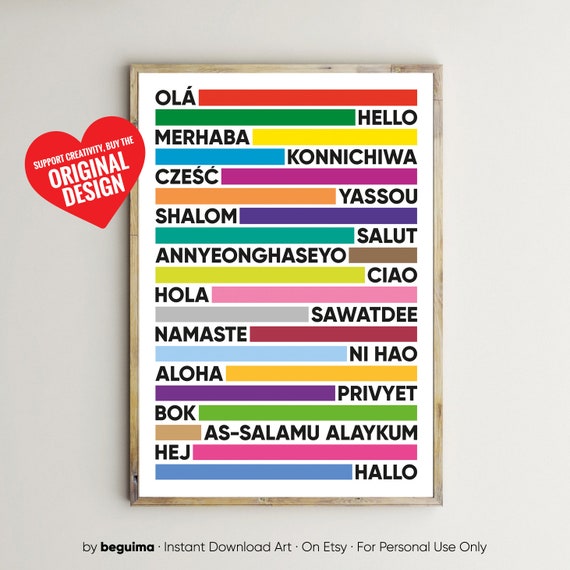 Hello In Different Languages For Kids