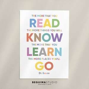 The More That You Read the More Things You Will Know the More That You ...