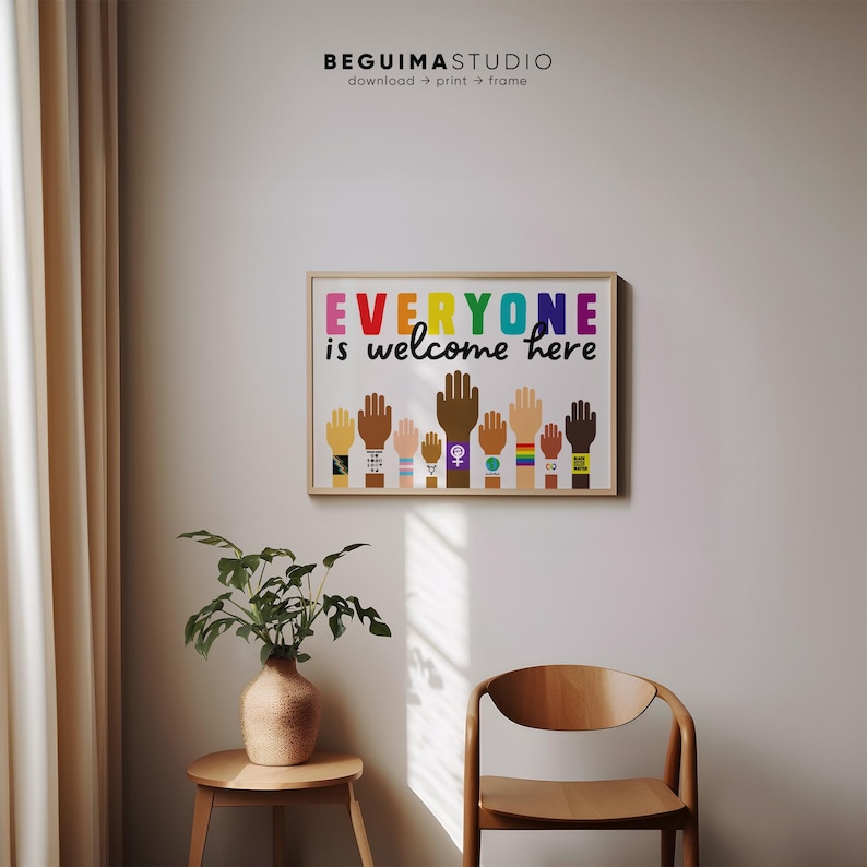 Equality Prints,classroom Decor,diversity,inclusion,teacher,printable ...