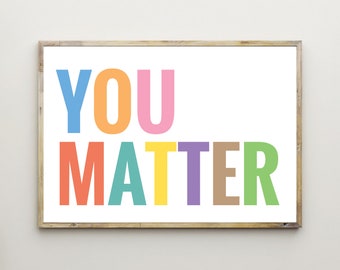 You Matter Printable | Etsy