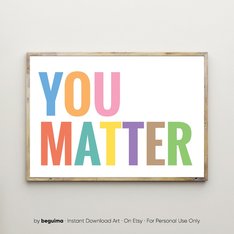 You Matter - Etsy