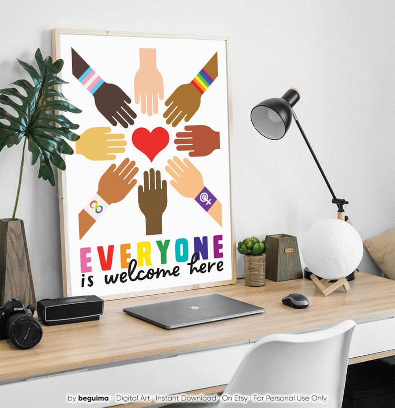 Equality Prints,diversity,classroom Decor,teacher,printable Wall Art ...