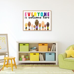 Equality Prints,classroom Decor,diversity,inclusion,teacher,printable ...