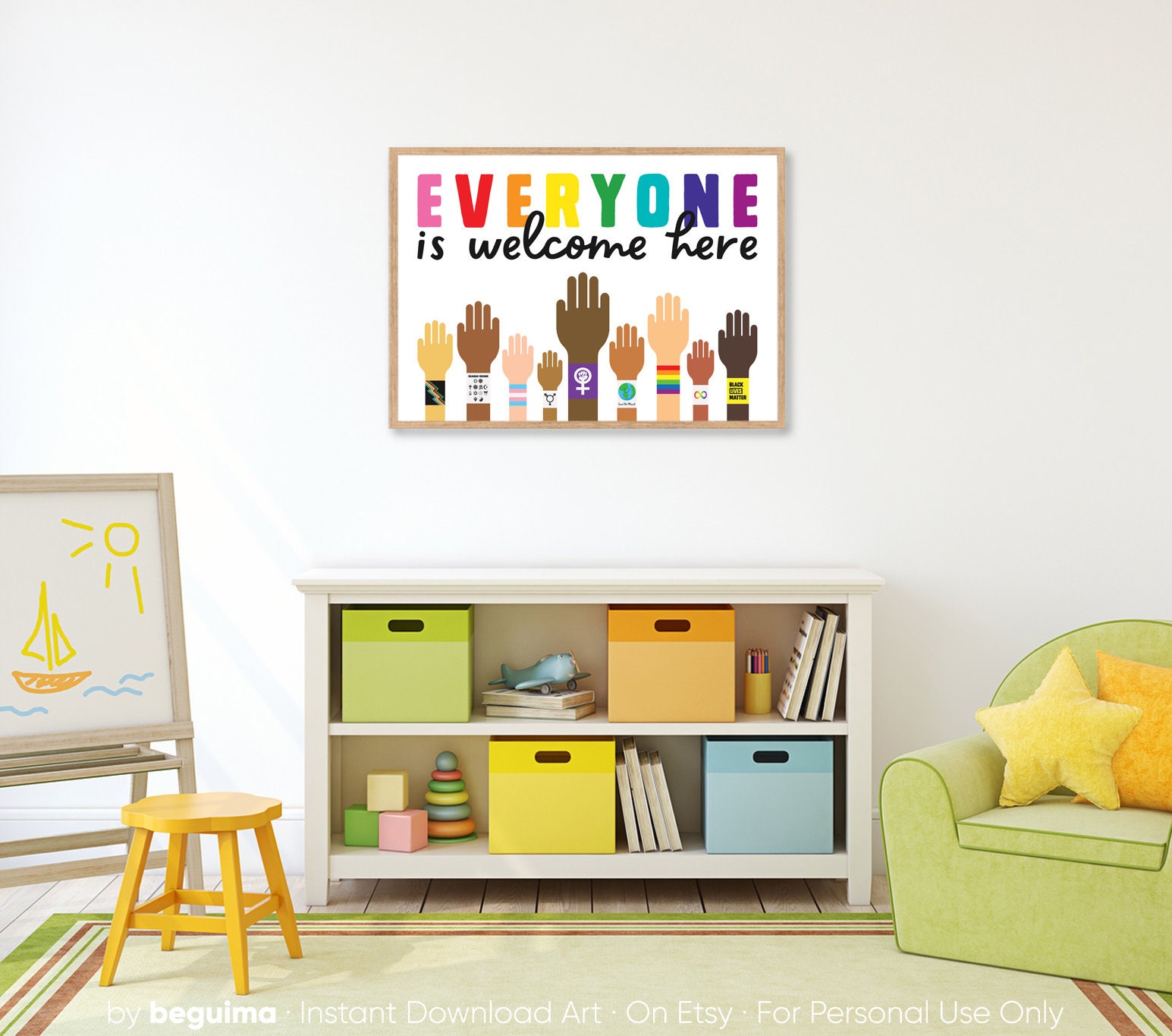 Equality Prints,classroom Decor,diversity,inclusion,teacher,printable ...