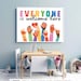 Everyone is Welcome Here,equality Print,diversity Wall Art,inclusion ...