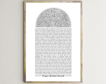 St. Patrick's Breastplate Prayer - Etsy