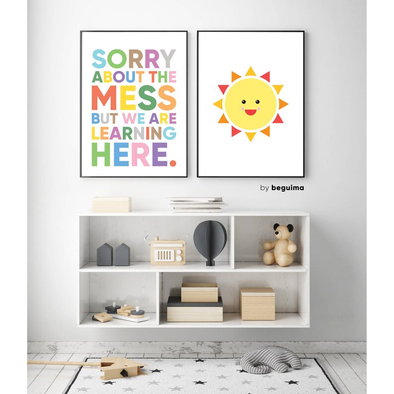 Sorry About The Mess But We Are Learning HereMessy Classroom | Etsy