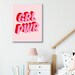 Girl Power Print,grl Pwr,pink,red,feminist,feminism,poster,girl Room ...