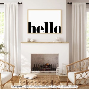 Hello Prints,hello Wall Art,hi Posters,printable Wall Art,welcome ...