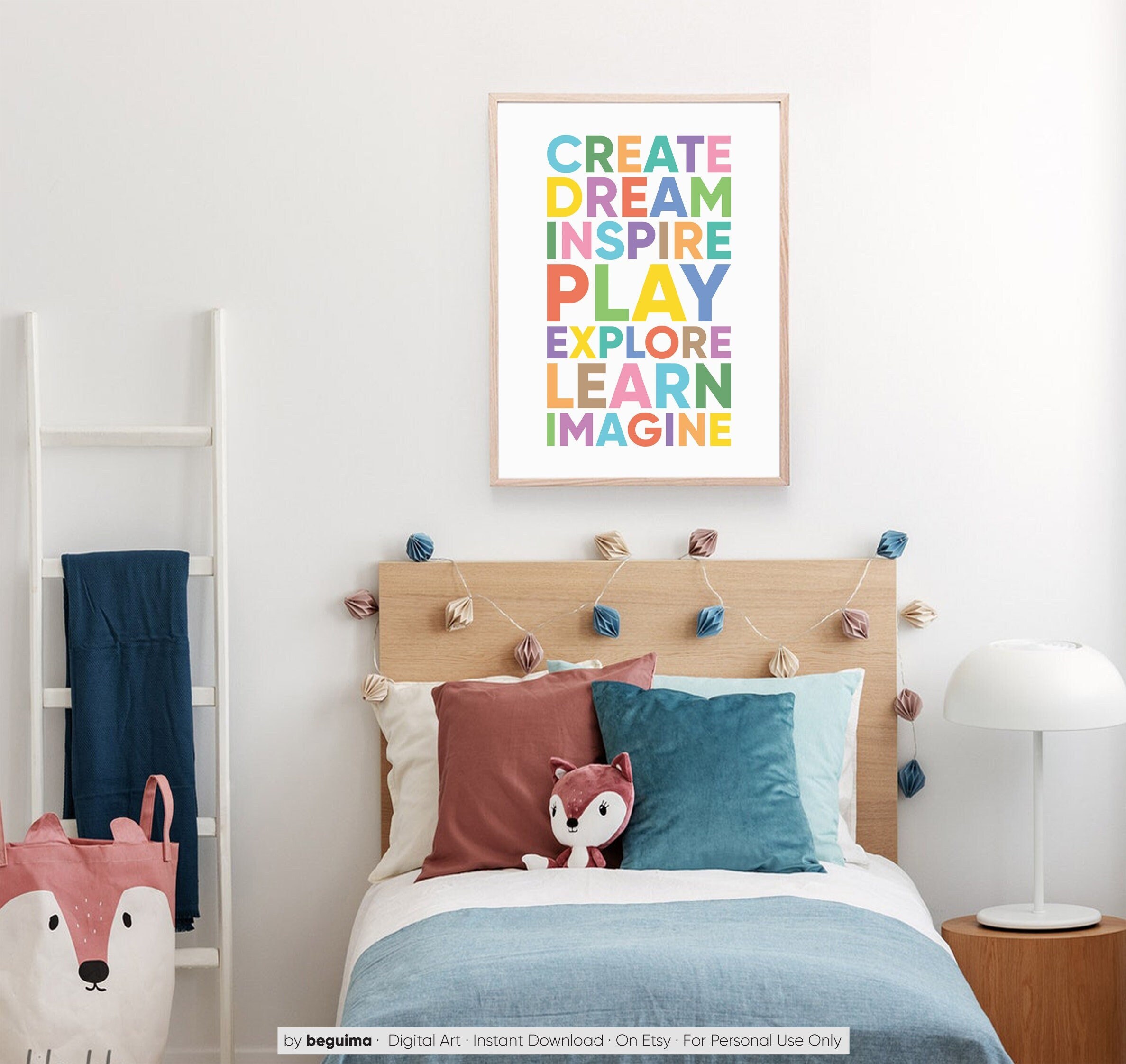 Prints Digital Prints Art & Collectibles Printable Kids Wall Art ...