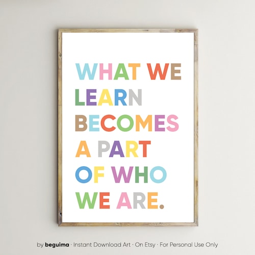 Printable Teacher Classroom Wall Art Classroom Quote Treat - Etsy