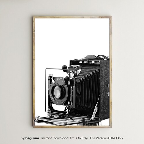 Vintage Camera Print Wall Art Printable Wall Art Canon Camera | Etsy