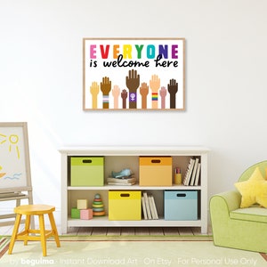 Equality Prints,diversity,inclusion,classroom Decor,teacher,printable ...