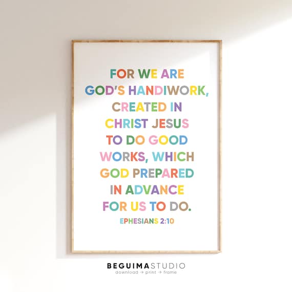 God's Handiwork Verse
