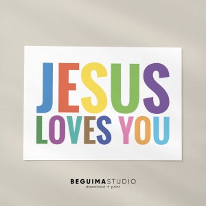 Jesus Loves You,bible Verse Print,christian Posters,scripture,printable ...