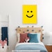 Smiley Print,smiley Poster,smiley Wall Art,yellow Wall Art,fun,trendy ...