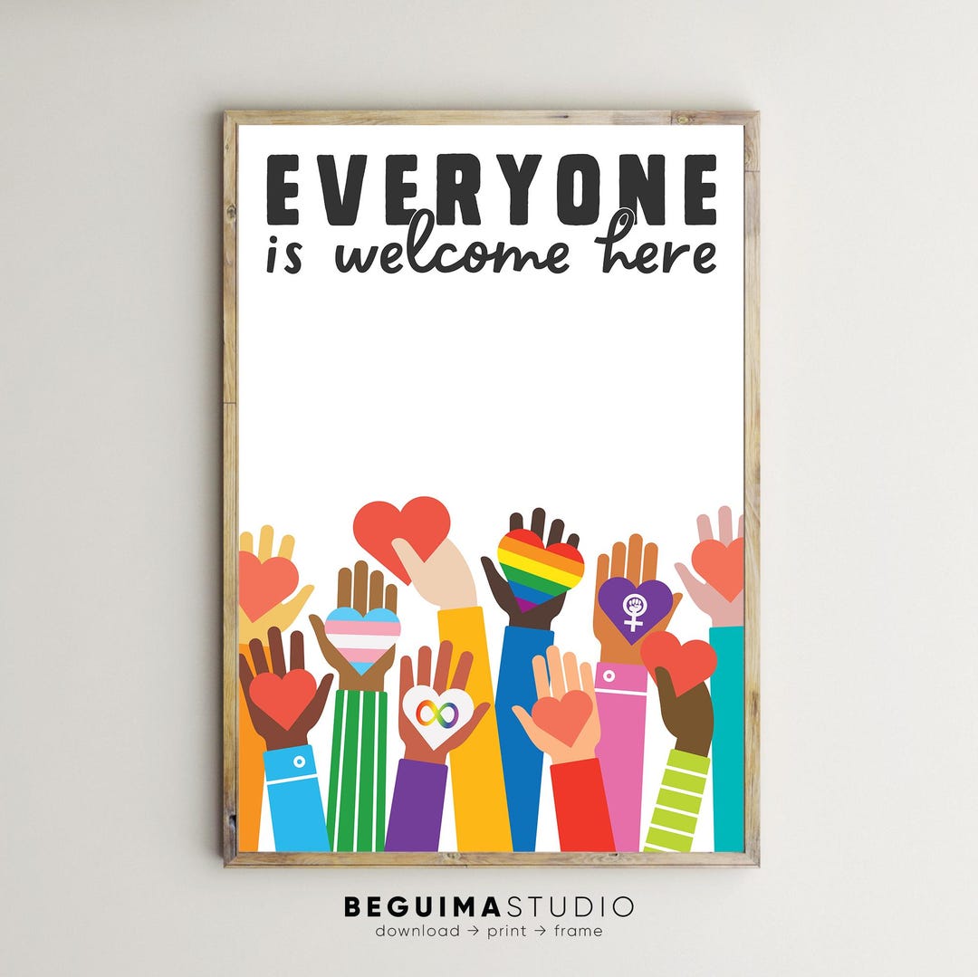 Equality Prints,classroom Decor,teacher Wall Art,diversity,printable ...