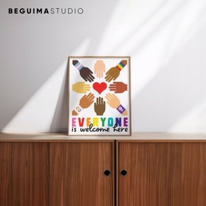 Equality Prints,diversity,classroom Decor,teacher,printable Wall Art ...