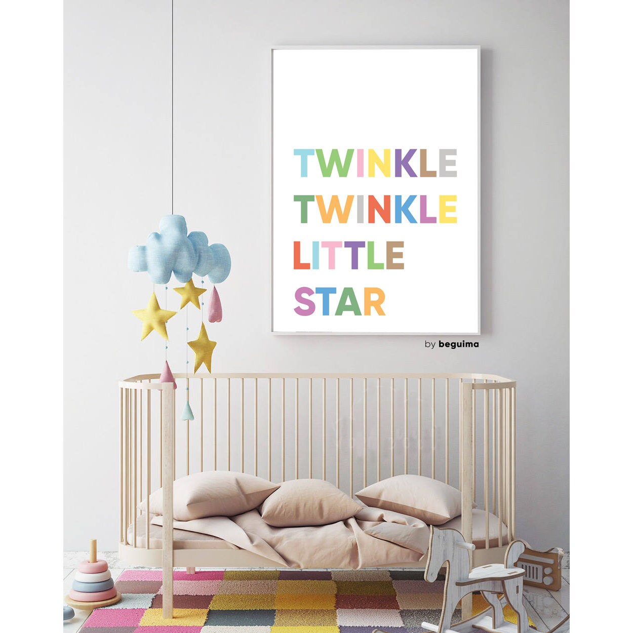 Twinkle Twinkle Little Starnursery Wall Artbaby Room - Etsy