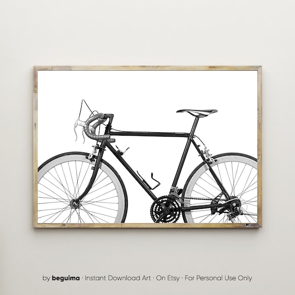 Vintage Bike Poster - Etsy