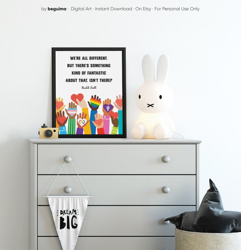 Diversity Print,classroom Decor,teacher Wall Art,equality Poster,kids ...