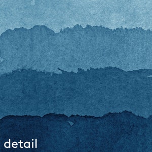 Watercolor Prints Abstract Sea Wall Art Ocean Posters Seascape Navy ...