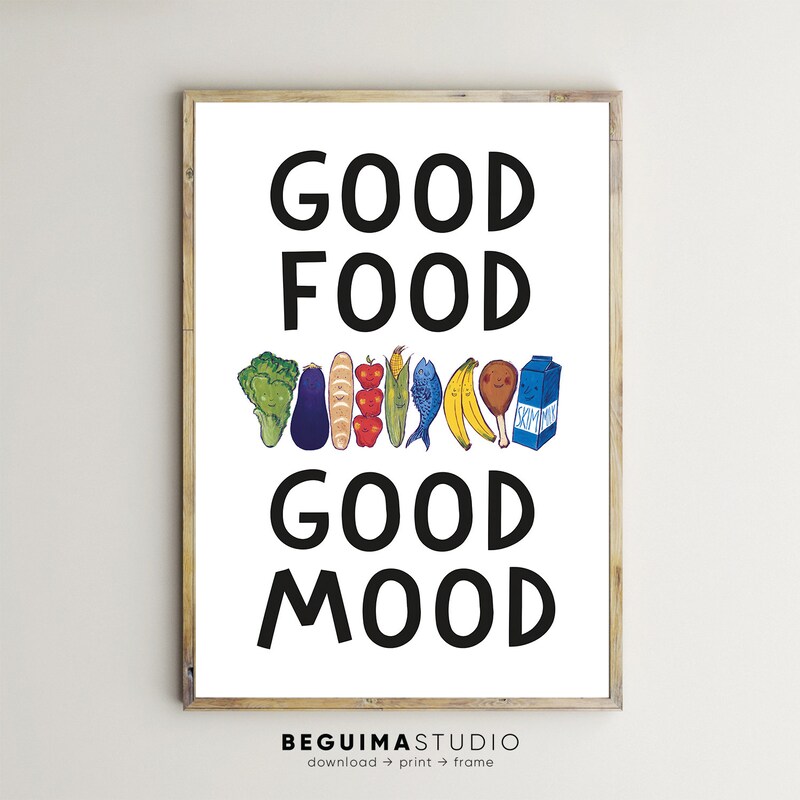 Healthy Eating Sign - Etsy