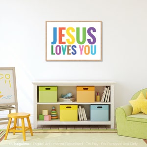 Jesus Loves You,bible Verse Print,christian Posters,scripture,printable ...