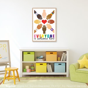 Equality Prints,diversity,classroom Decor,teacher,printable Wall Art ...