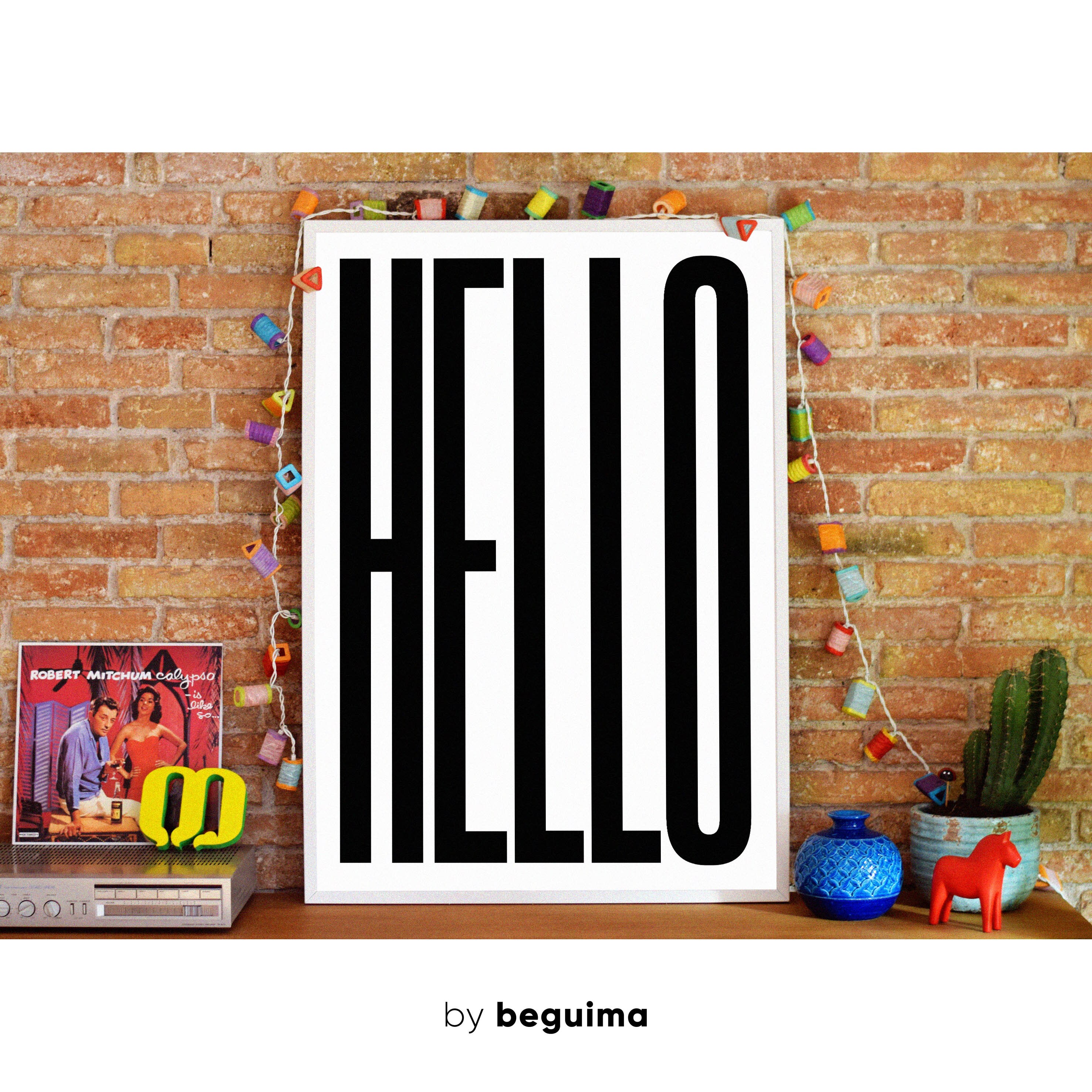 Hello PostersHello PrintsHello Wall ArtPrintable | Etsy