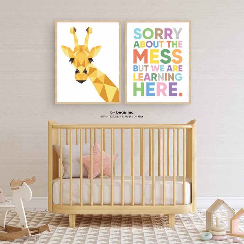 Sorry About The Mess But We Are Learning HereMessy Classroom | Etsy