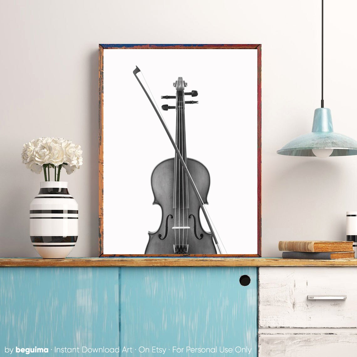 Violin PrintMusic Wall ArtStringed InstrumentViolin | Etsy