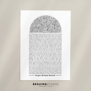 Prayer of St Patrick,saint Patrick's Breastplate,lorica of Saint ...