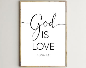 God is Love Sign | Etsy