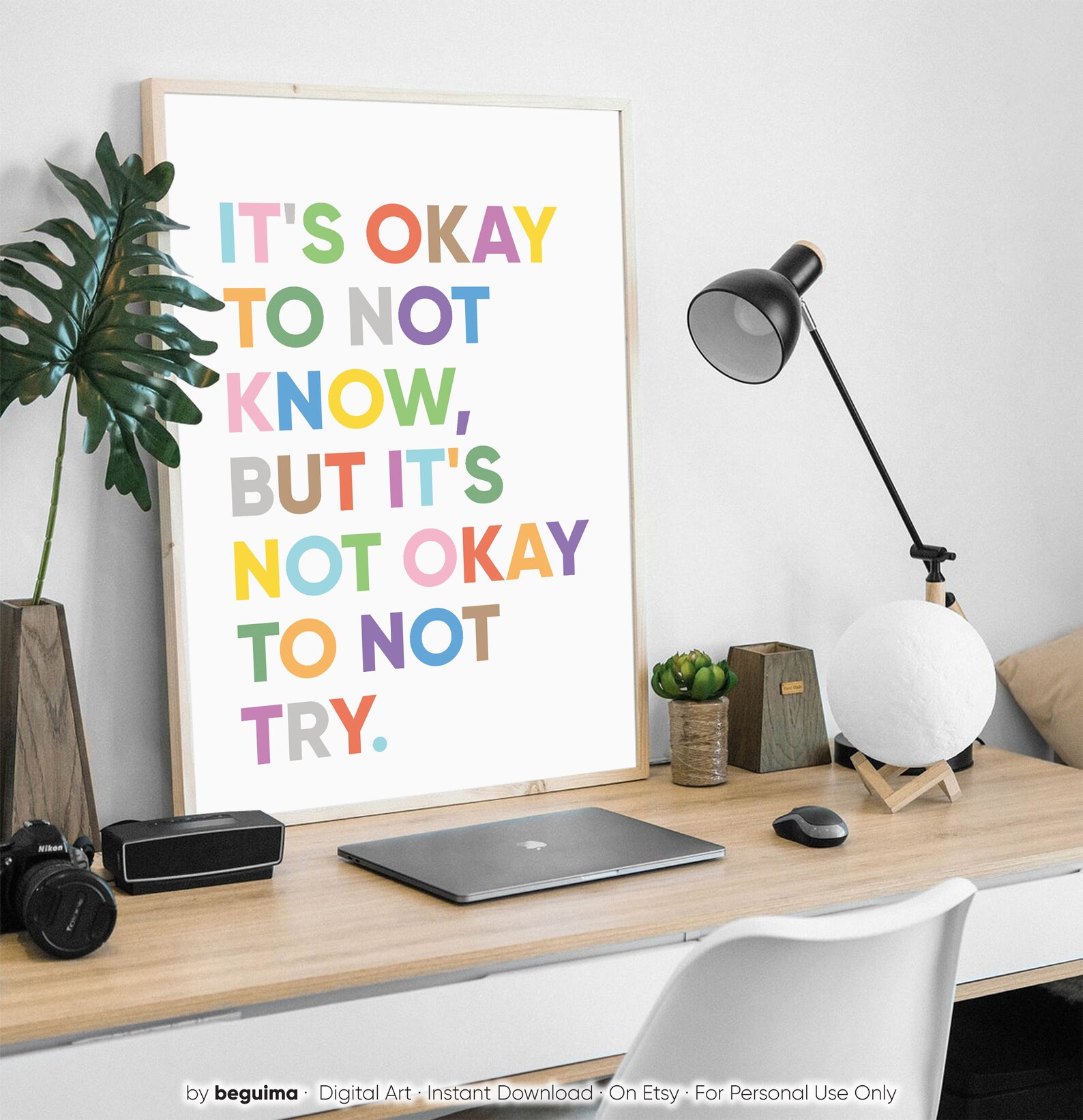 It's Okay to Not Know but It's Not Ok to Not - Etsy