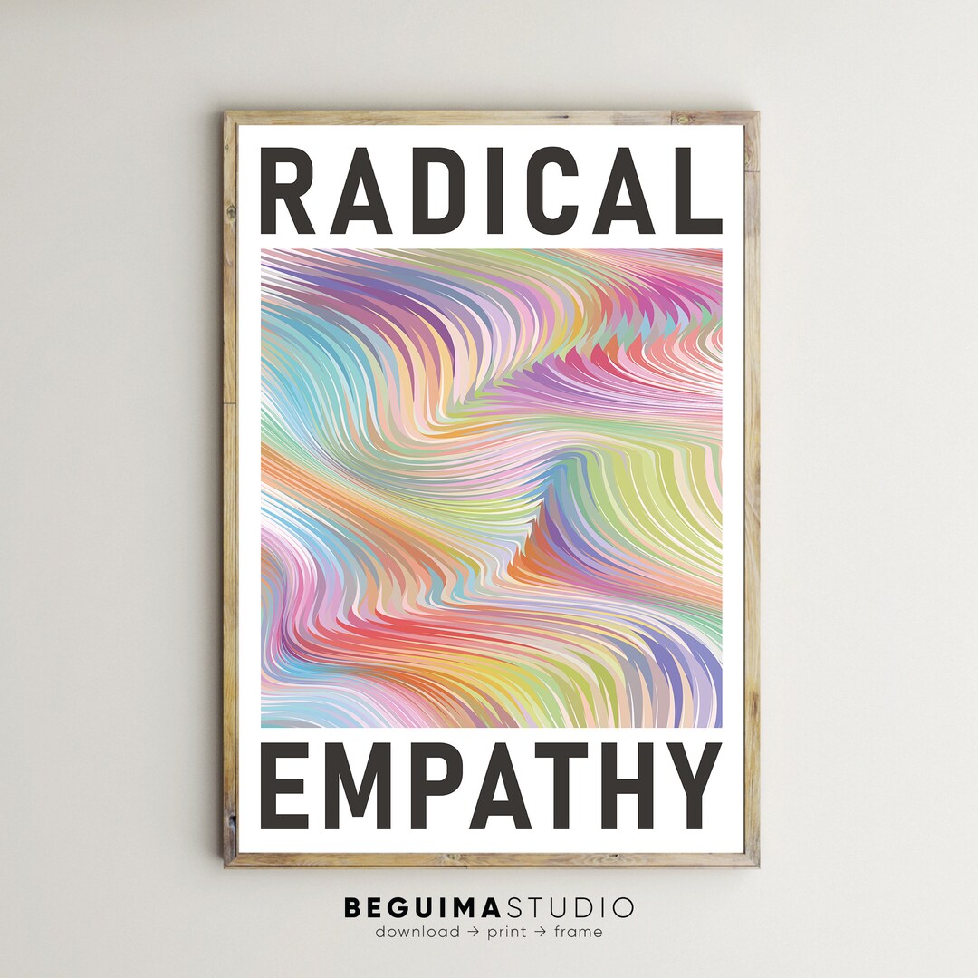 Empathy Prints Inspirational Quotes Aesthetic Posters Abstract Wall Art ...