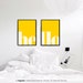 Hello Poster,yellow Print,hello Wall Art,diptych,double Print,entryway ...