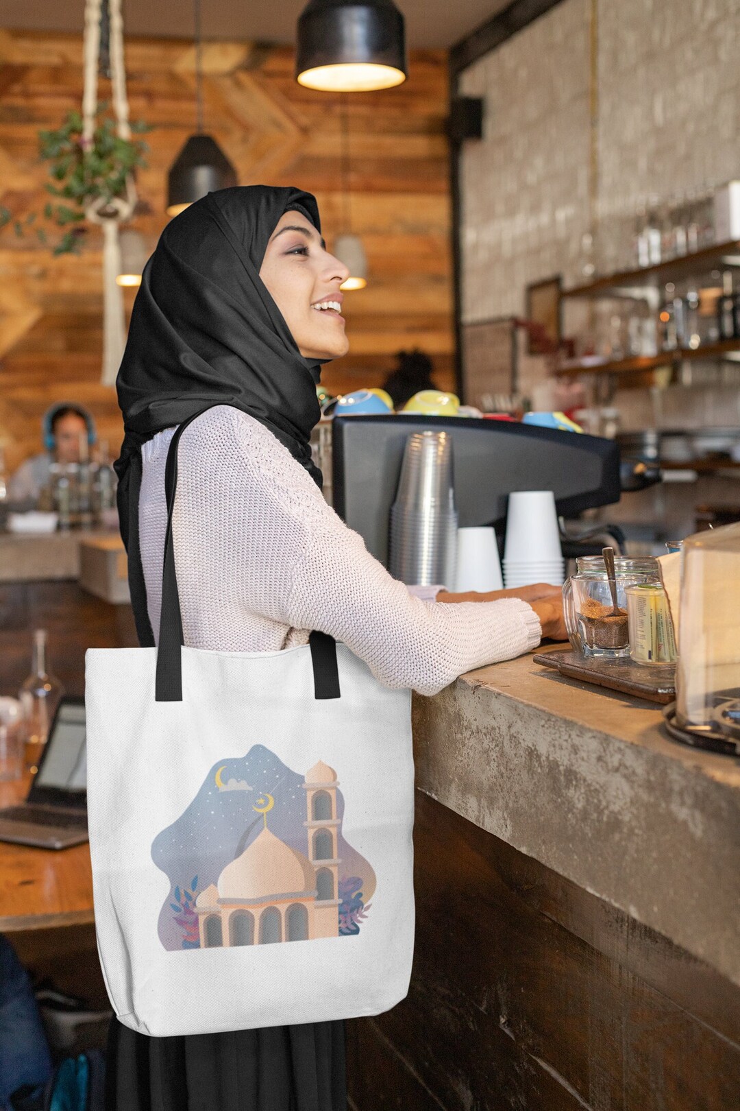 Ramadan Tote Bag, Ramadan Kareem, Mosque Design Gifts, Islamic Gifts ...