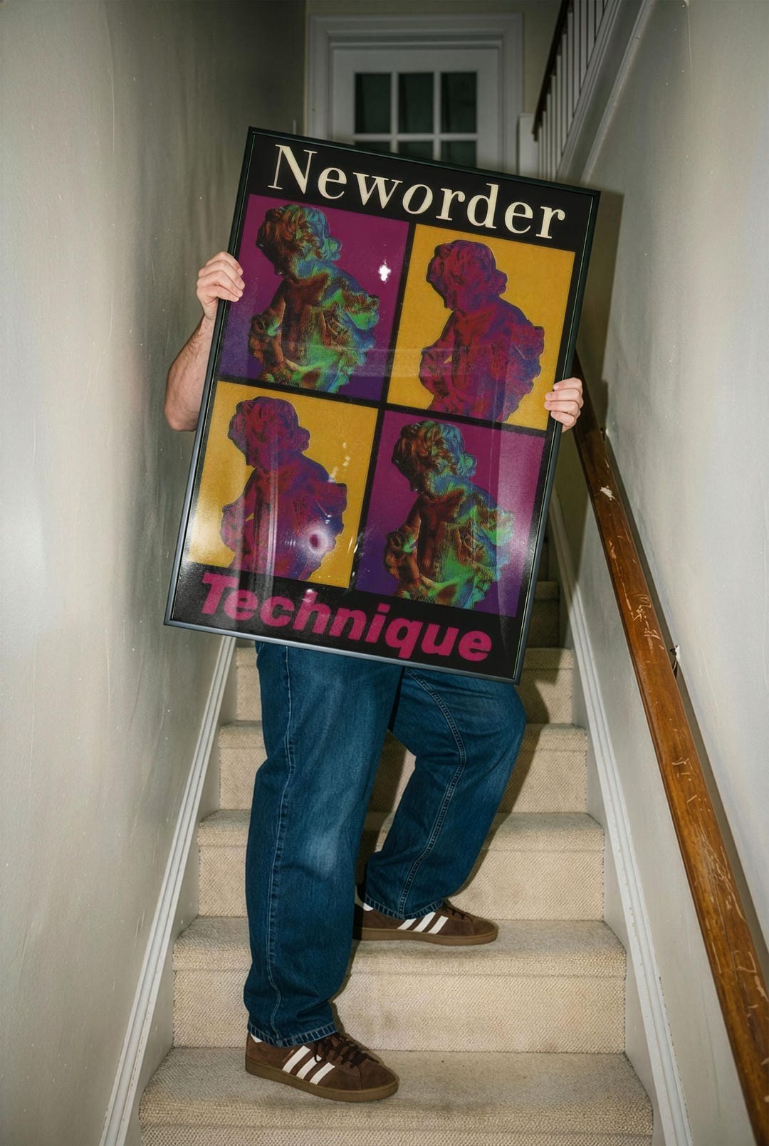 Vintage New Order Poster, Wall Cover Art, Music Gift, Album Technique ...
