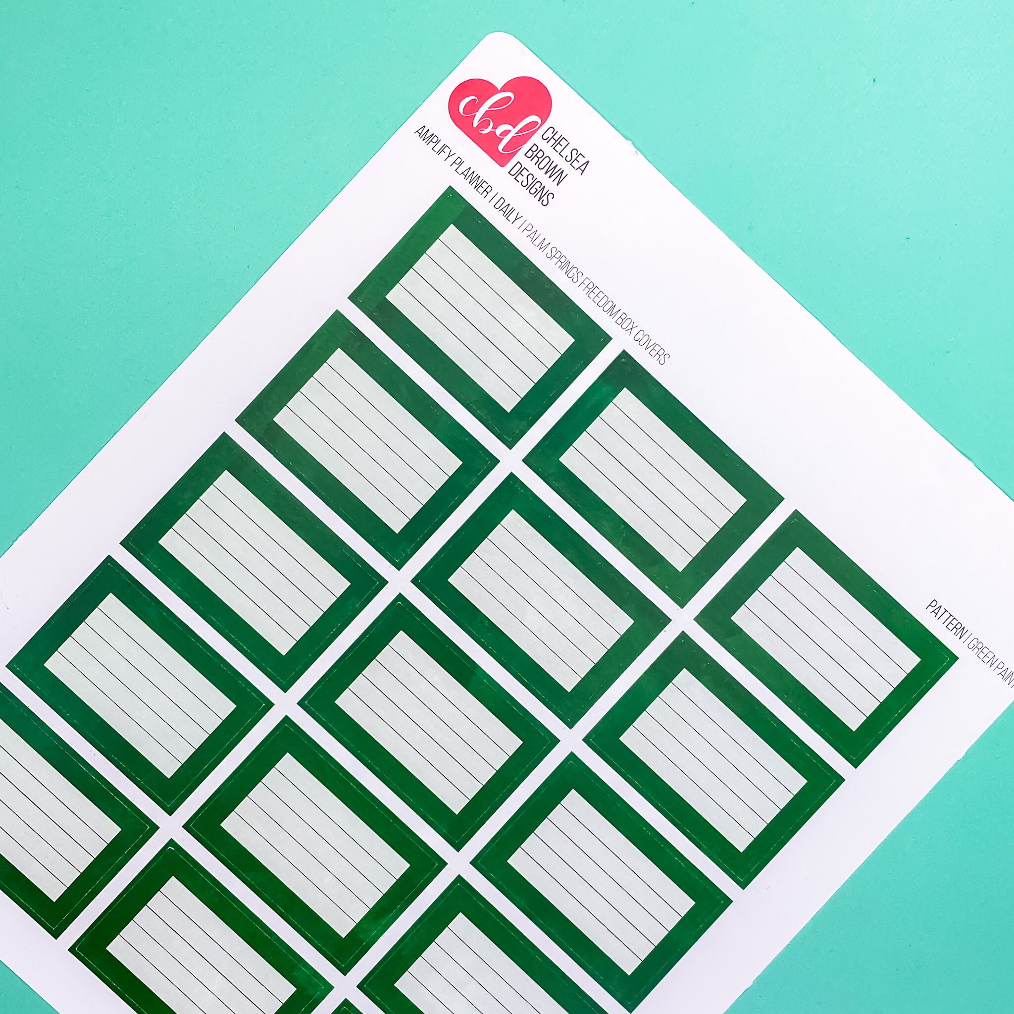 Palm Springs Freedom Box Covers Amplify Planner Stickers | Etsy