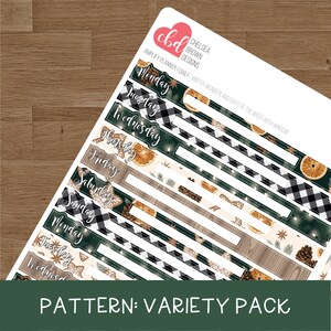 DAILY Days of the Week Winter Wonderland Daily Section of - Etsy