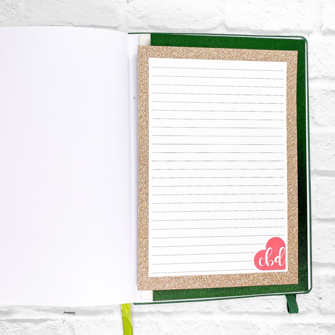 Lined Notepad for Back Pocket of Passion Planner Medium - Etsy