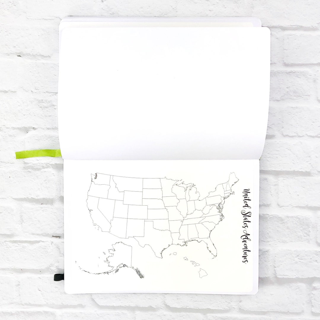 USA Travel Map United States Map USA Map Passion Planner - Etsy Australia