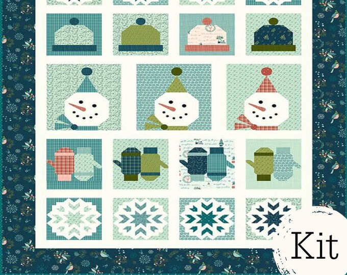 All Things Winter BOM Quilt Kit Featuring Arrival of Winter - Etsy