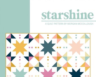Starshine MM-008 PAPER Quilt Pattern for Modernly Morgan - Etsy