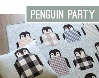 Penguin Party EH 041 Quilt Pattern Designed by Elizabeth Hartman - Etsy