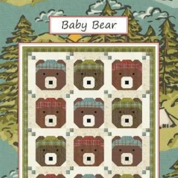 Bear Quilt Pattern - Etsy